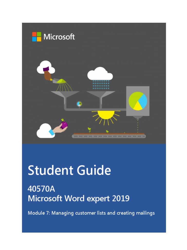 Student Guide M7 | PDF | Microsoft Excel | Microsoft Word