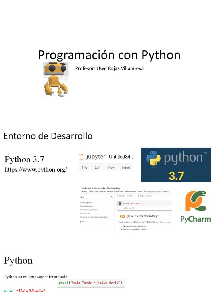 SegundaPython 11-09-2021 | Descargar gratis PDF | Algoritmos | Python (lenguaje de programación)