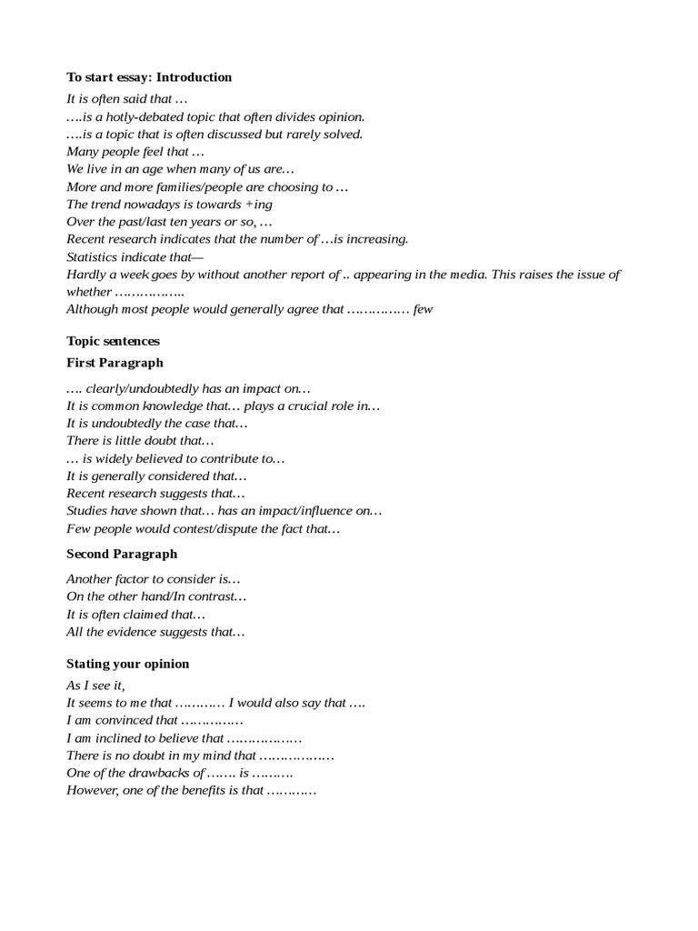 C1 Essay Writing Guide | PDF | Social Science