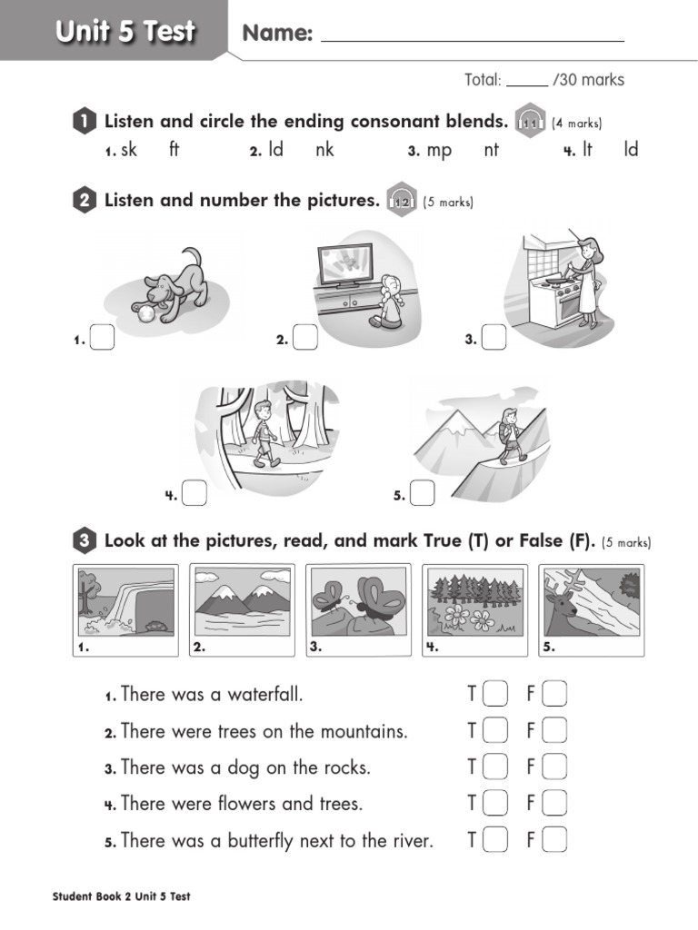 SB2 Unit 5 Test | PDF