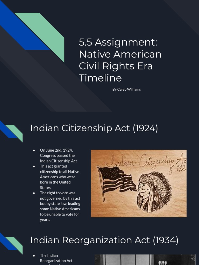 5.5 Assignment - Native American Civil Rights Era Timeline | Download ...