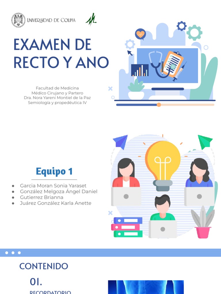 Examen de Recto y Ano | PDF | Hemorroides | Estreñimiento