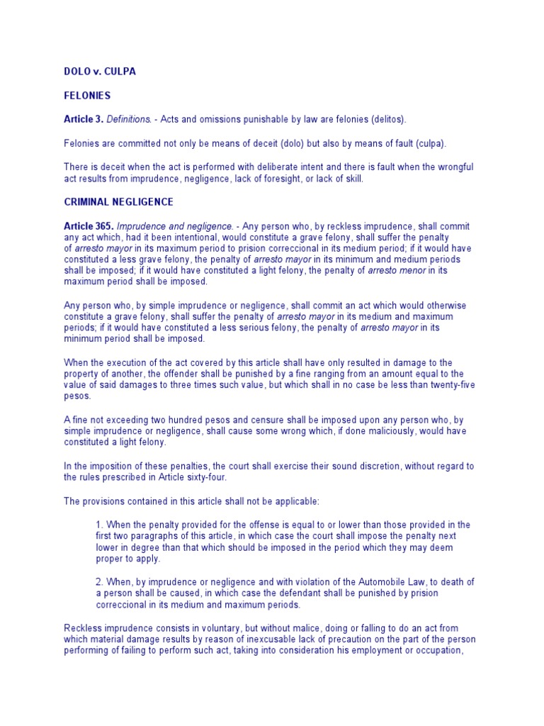 Crim 1 - Week 2 | PDF | Intention (Criminal Law) | Criminal Law