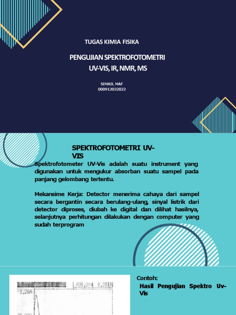 Kimia Pengujian Spektro-Ismail Maf | PDF | Metode & Bahan Ajar | Sains & Matematika