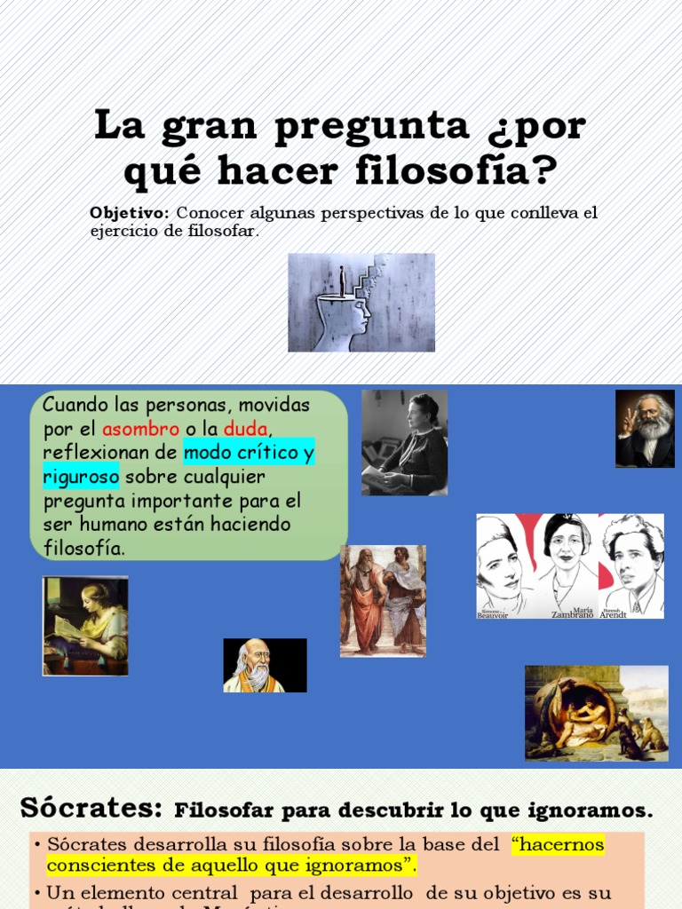 Para Qué Filosofar | PDF | Conocimiento | Platón