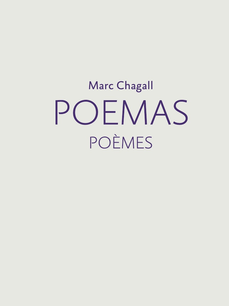 Poemes Chagall Digital | PDF | Poesia