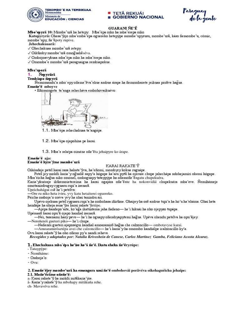 2C - Guaraní - Tema 10 | PDF