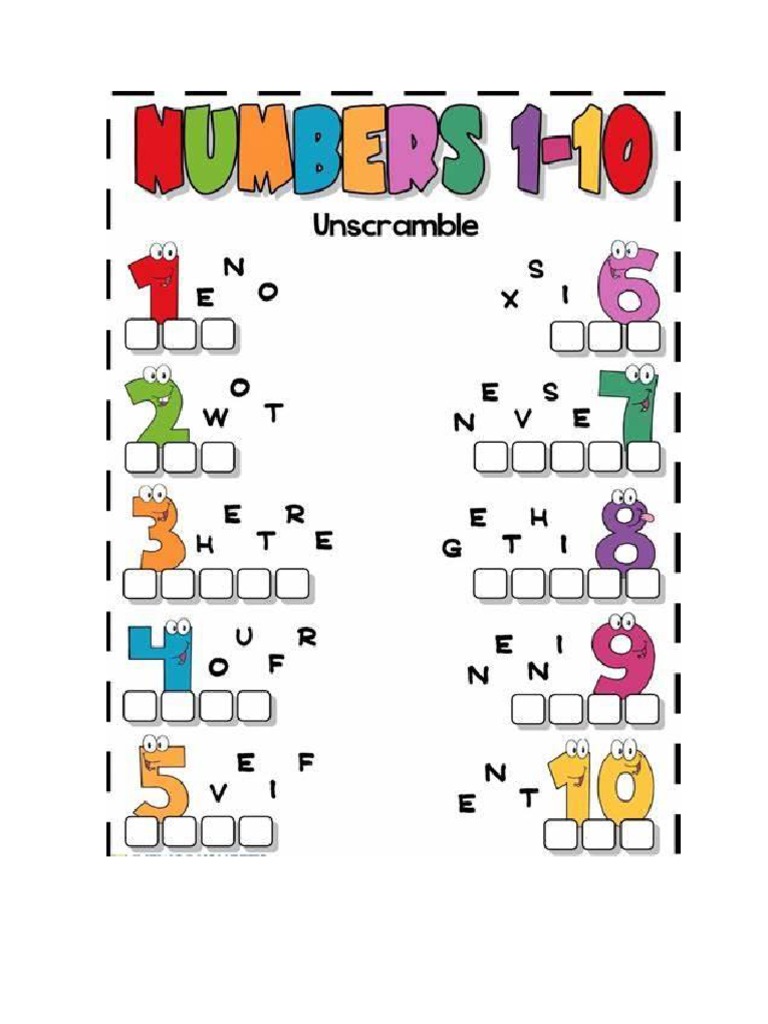 Worksheet For Printing | PDF