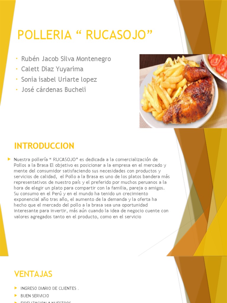 Polleria Ventaja Desventajas | PDF