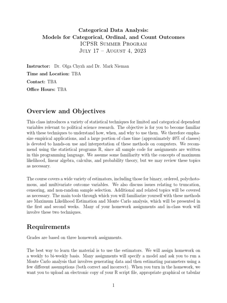 Categorical Data Analysis Pdf 