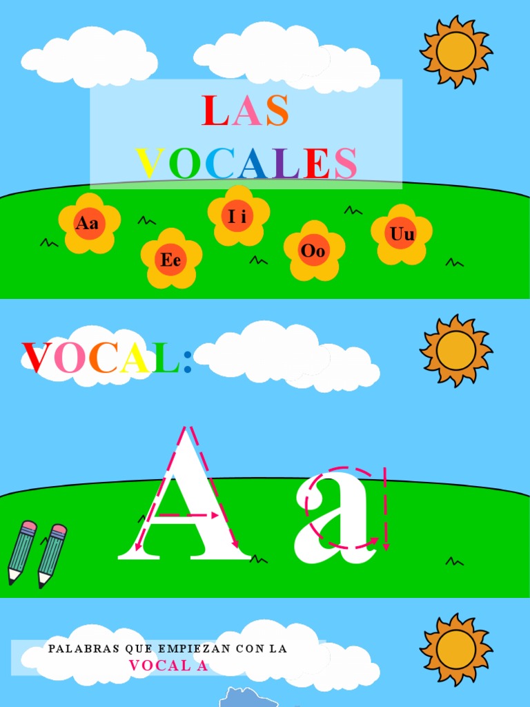Las Vocales | PDF | Artes del Lenguaje y Comunicación