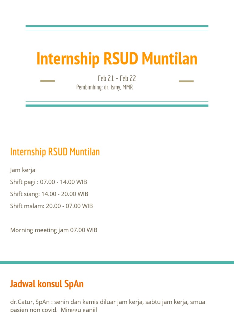 Iship RSUD Muntilan Feb 2021-Feb 2022 | PDF