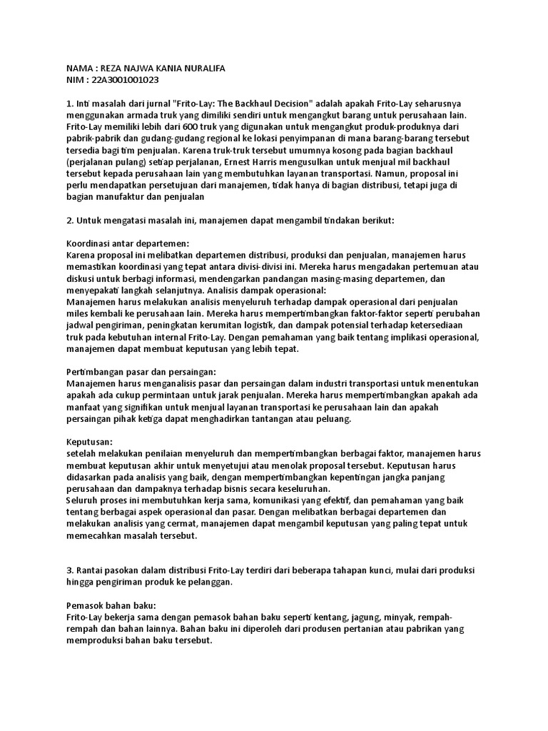 SCM | PDF | Bisnis | Griya & Taman