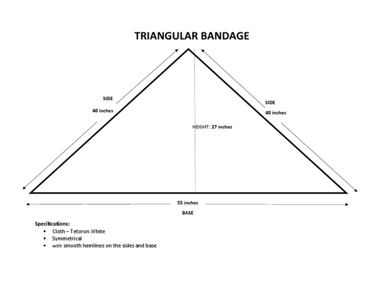 Triangular Bandage v2 | PDF