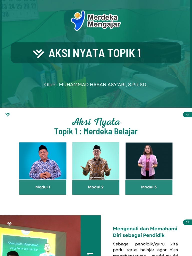 Aksi Nyata Topik 1 PMM | PDF | Kesehatan Holistik | Sains & Matematika
