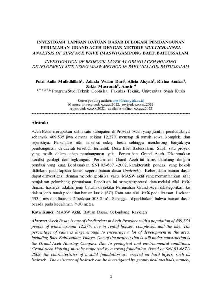 Laporan Akhir Riset MBKM - Putri Aulia Mufadhillah | PDF