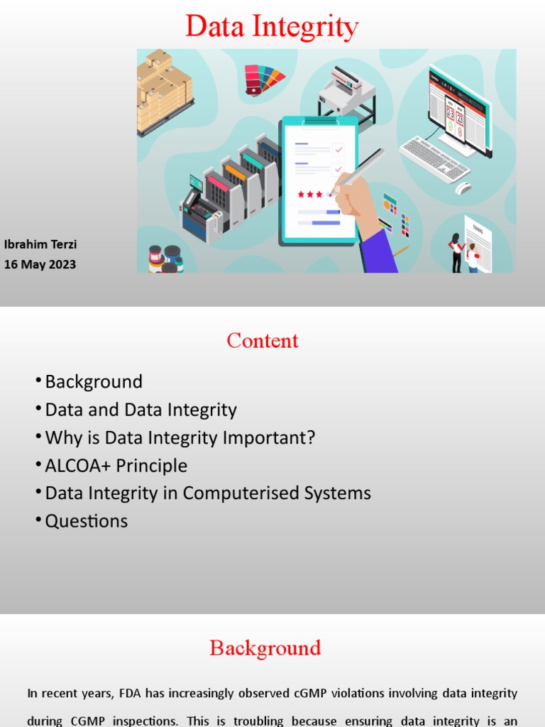 Data Integrity | PDF | Metadata | File Format