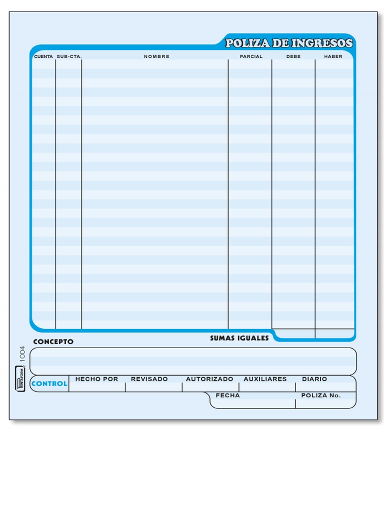 Poliza de Egreso | PDF