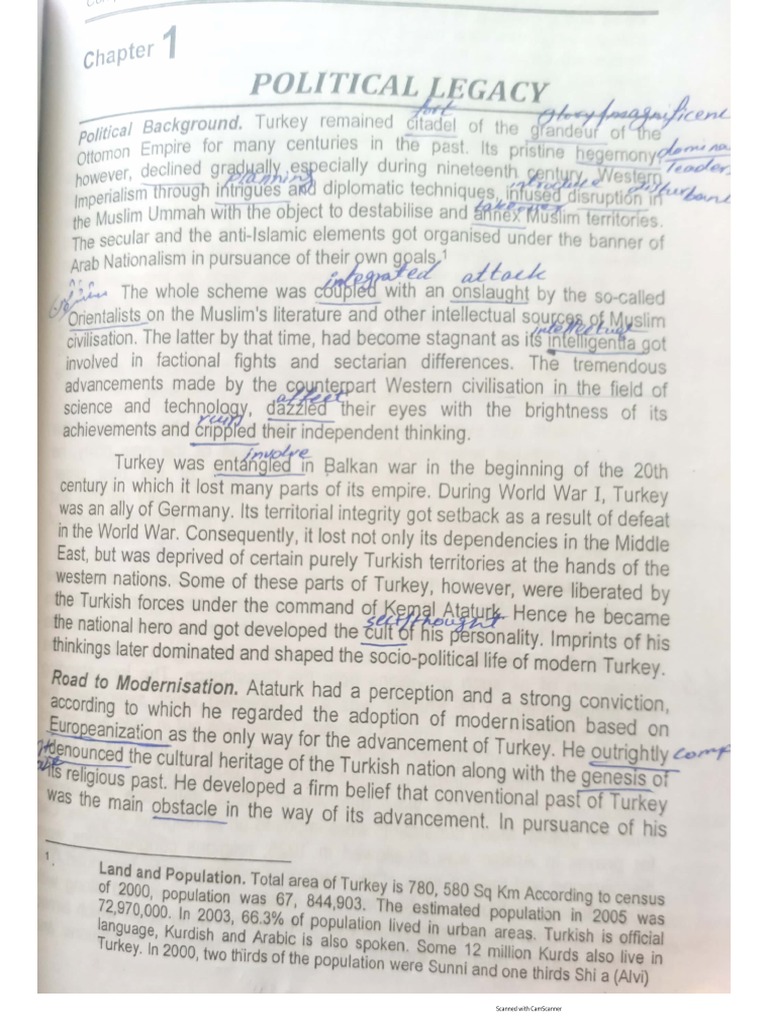 Constitution of Turkey, Comparative Governments by Prof. DR - Muhammad ...