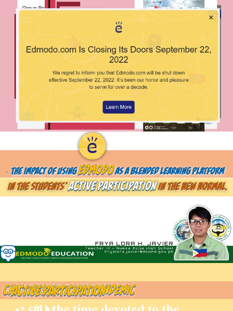 The Impact of Using Edmodo As A Blended | PDF | Educational Technology | Communication