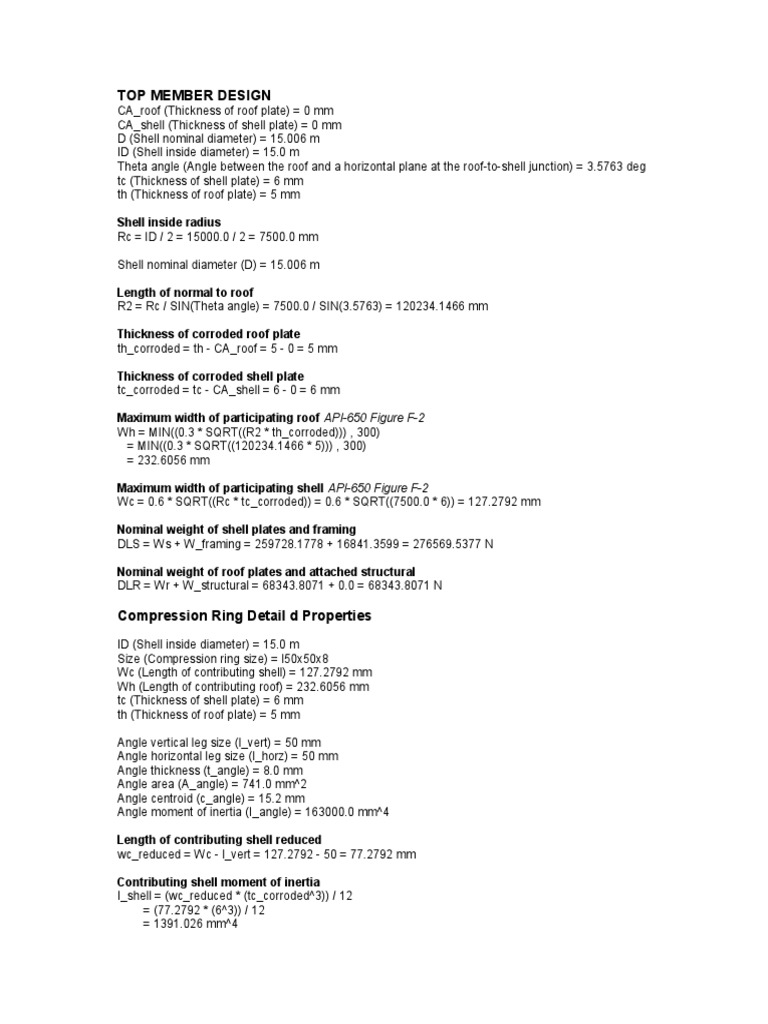 Tank Top Member Design | PDF | Applied And Interdisciplinary Physics ...