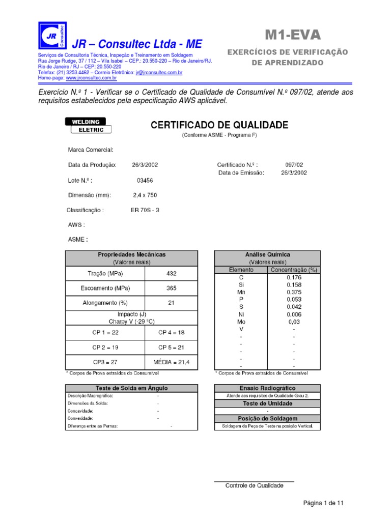 M1-EVA Inspetor N2 de Solda Modulo 2 | PDF | Informática