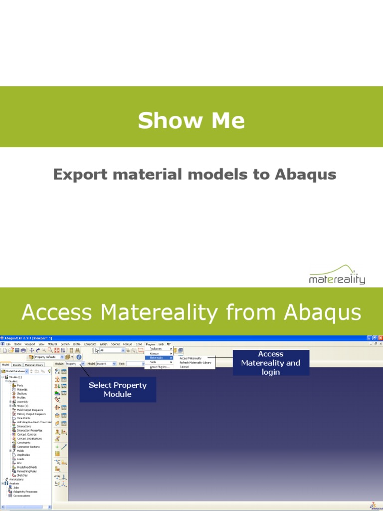 Exporting Material Models to Abaqus | PDF