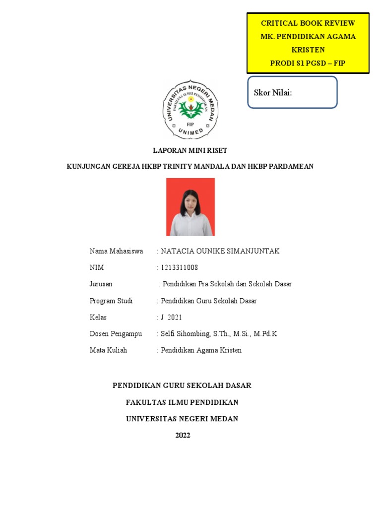 LAPORAN MINI RISET Agama Kristen | PDF