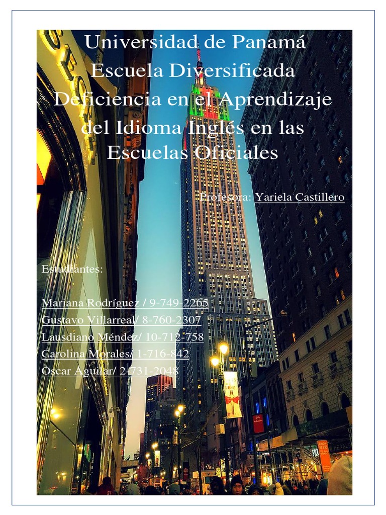 University of Panama | PDF | Enseñando | Sociedad