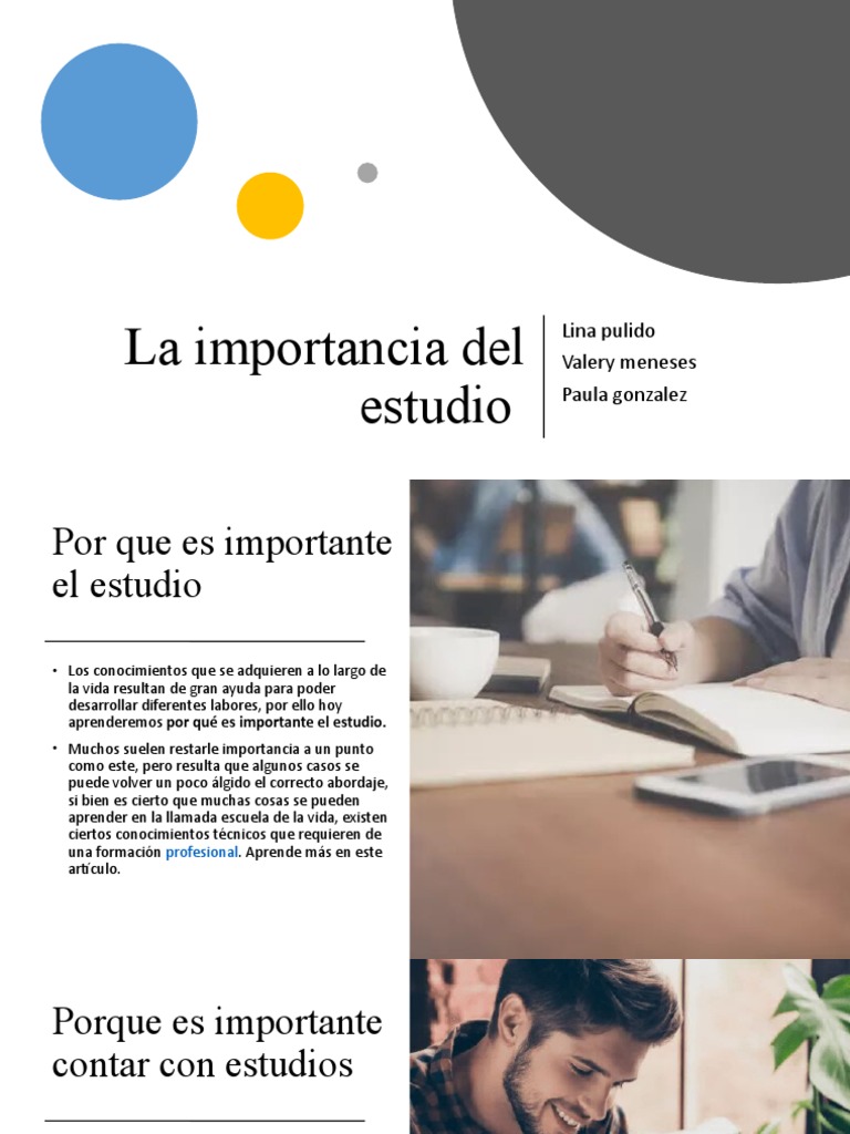 La Importancia Del Estudio | PDF | Crecimiento personal y profesional
