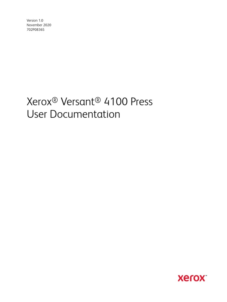 Versant 4100 Press | PDF