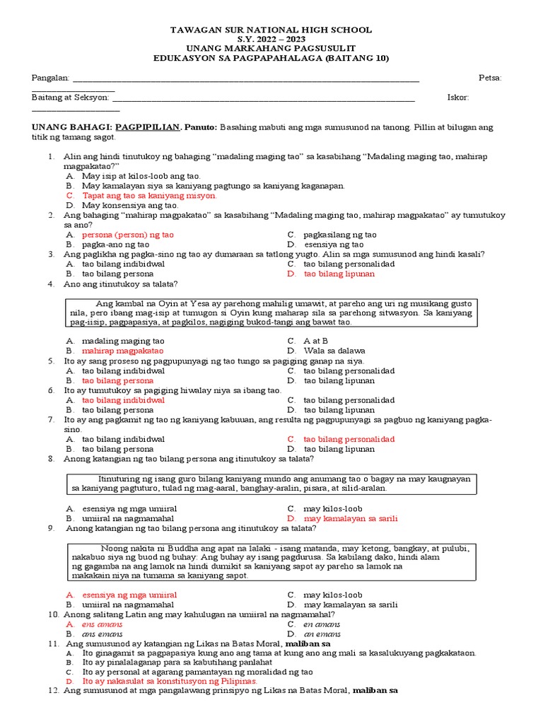 Esp 10 1st Quarter Pdf