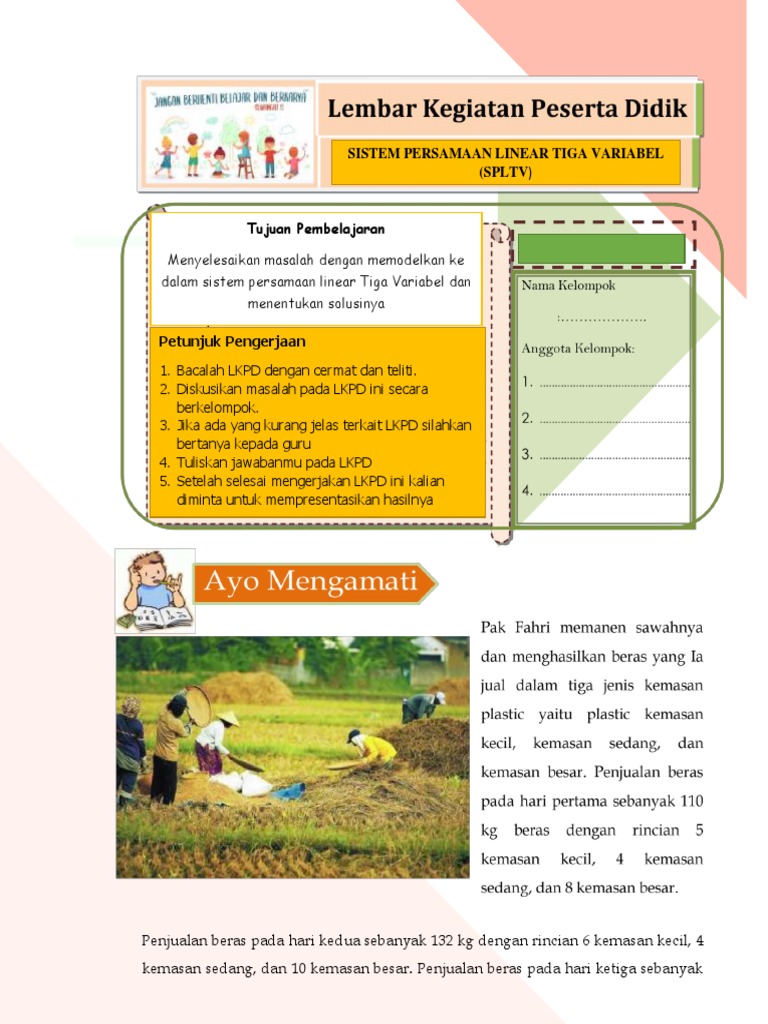 LKPD Fix Rpe-1-5-1 | PDF