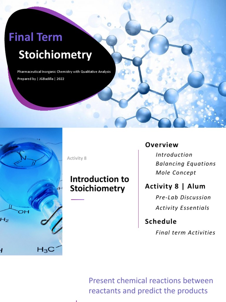 Stoichiometry Introduction | PDF