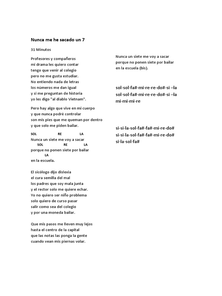 Nunca Me He Sacado Un 7 | PDF
