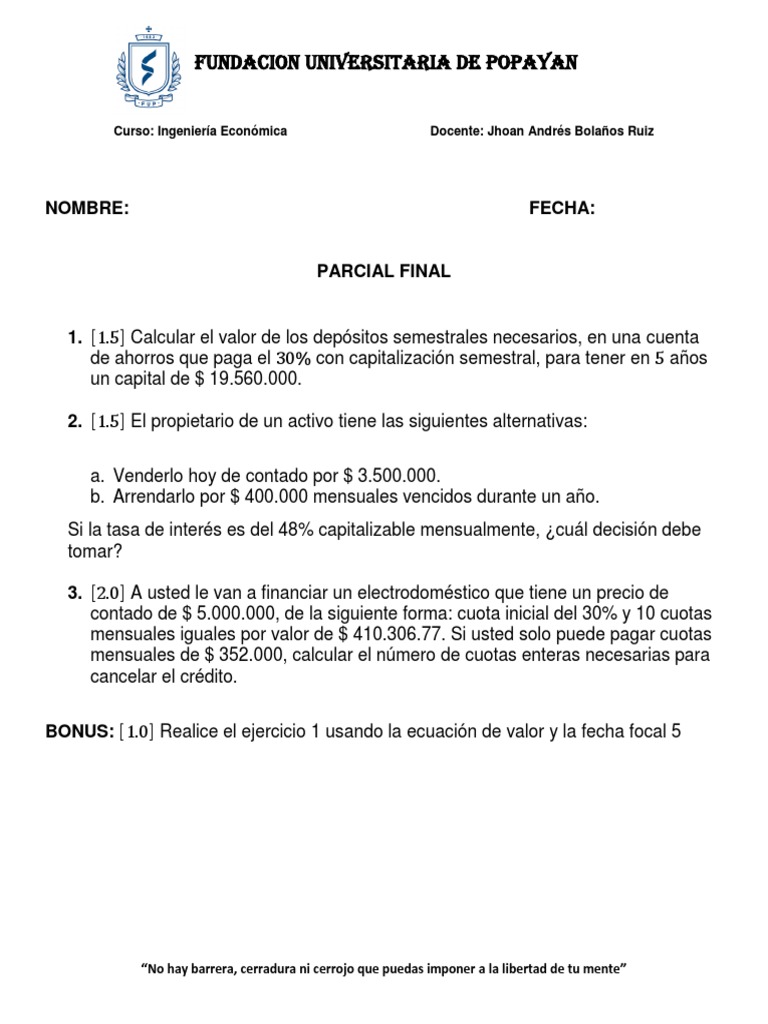 Parcial Final | PDF