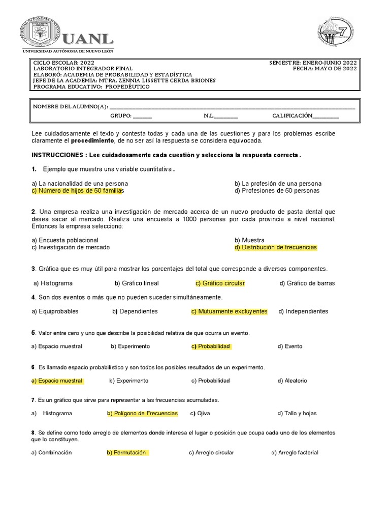 Lab. Int Final PyE.2022 | PDF | Histograma | Probabilidad