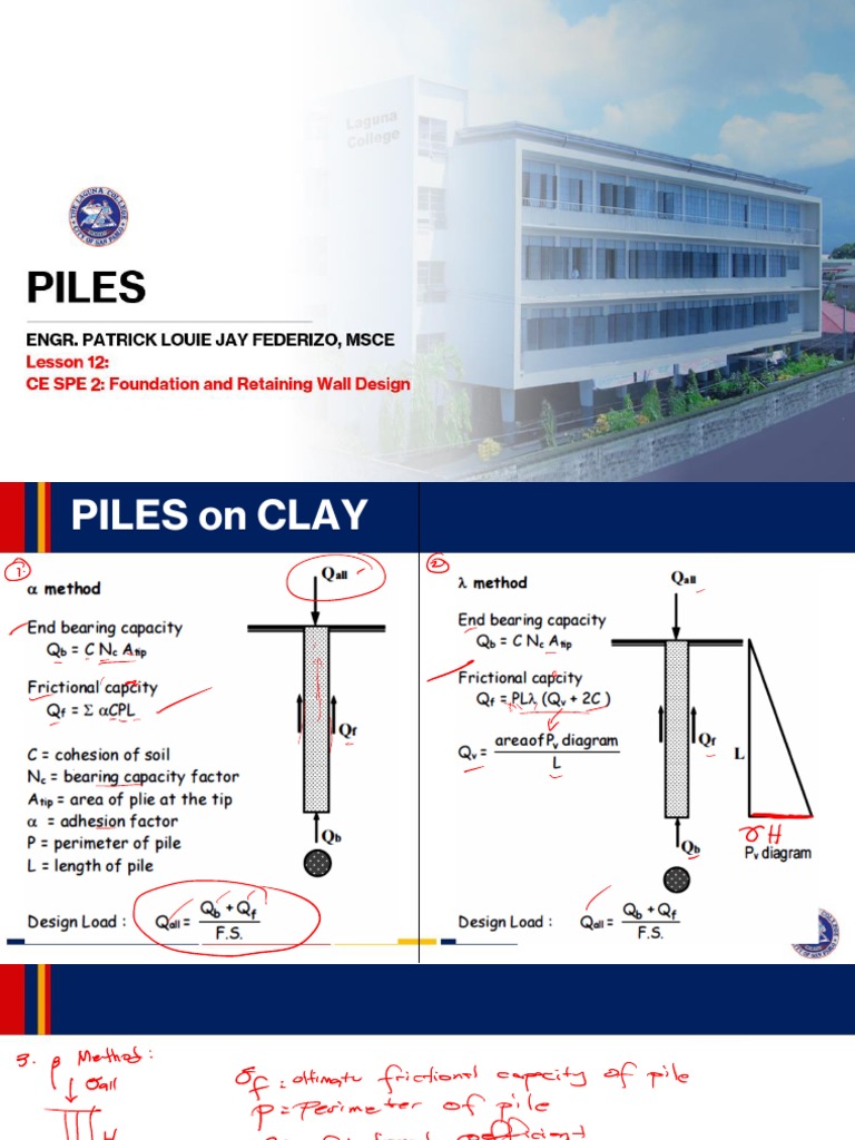 Lesson 12 Piles | PDF