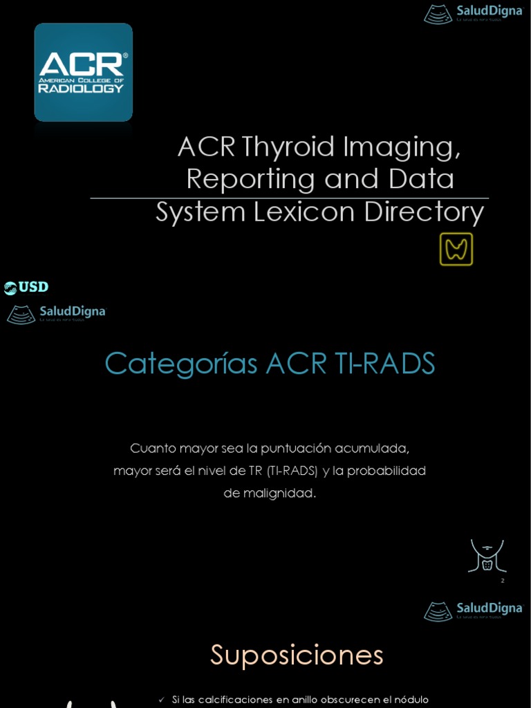 Acr Ti-Rads | PDF | Especialidades Medicas