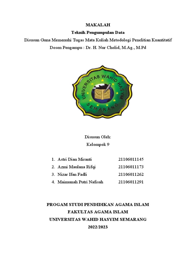 Makalah Kel 9 MP - Kuantitatif | PDF