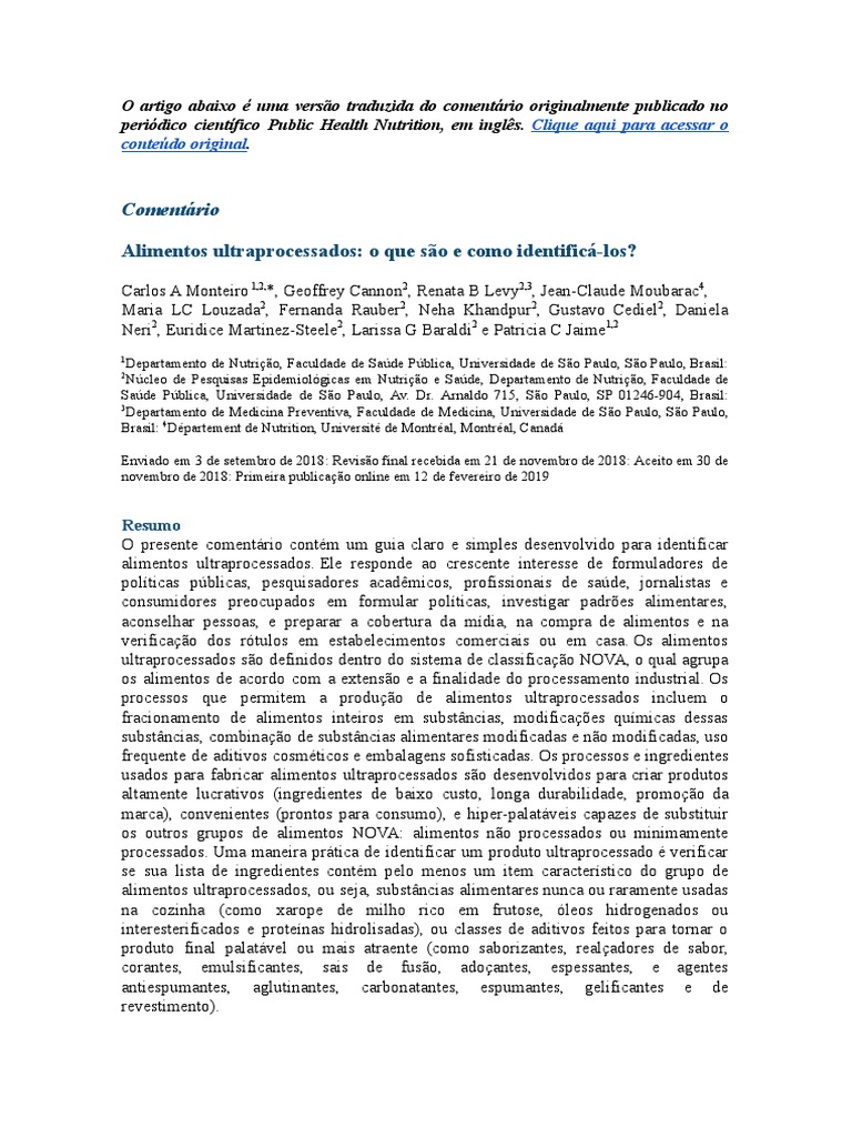 AUP o Que Sao e Como Identifica Los | PDF | Alimentos | Indústria ...
