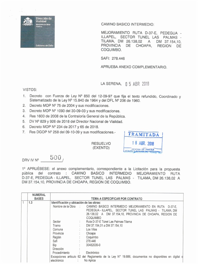 Anexo Comp Res 500 | PDF