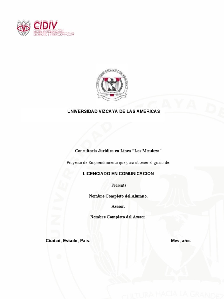 Plantilla Proyecto de Emprendimiento 2023 MANDAR | PDF