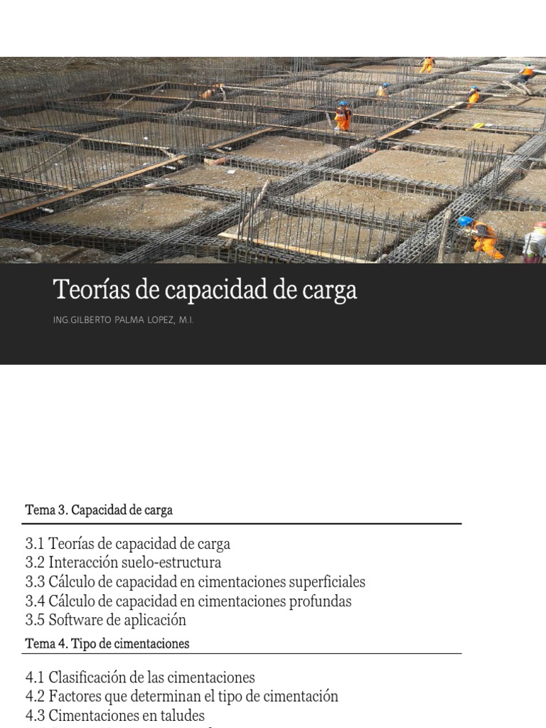Teorias de Capacidad de Carga | PDF