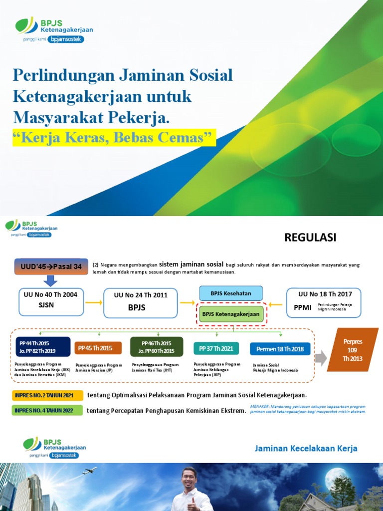Materi Sosialisasi BPJS Ketenagakerjaan | PDF