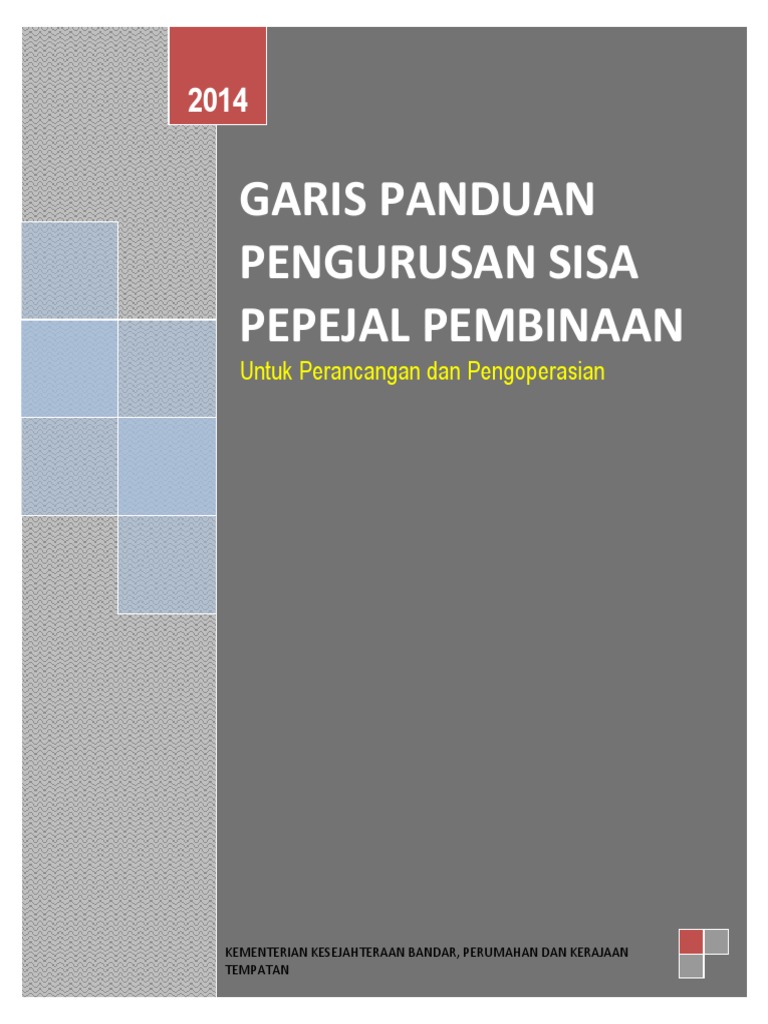 Garis Panduan Sisa Binaan 2014 | PDF