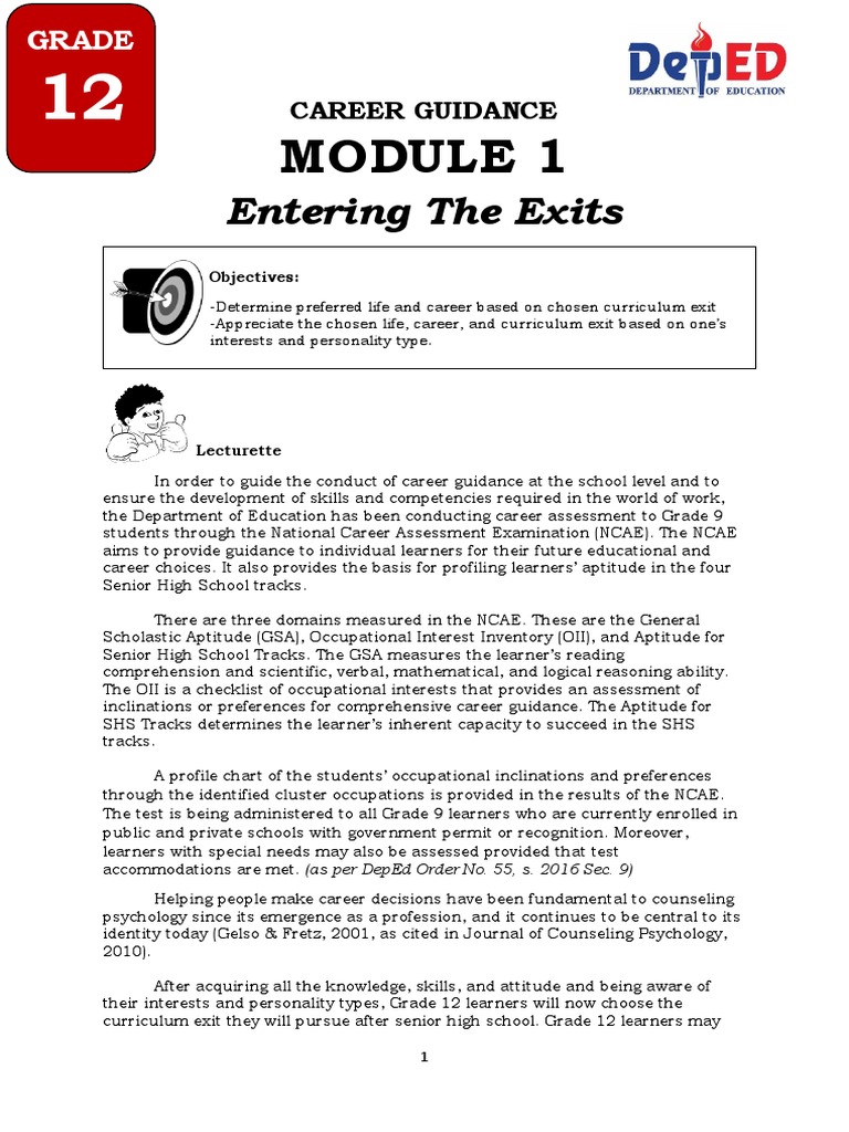 12 CGP Module 1 | PDF