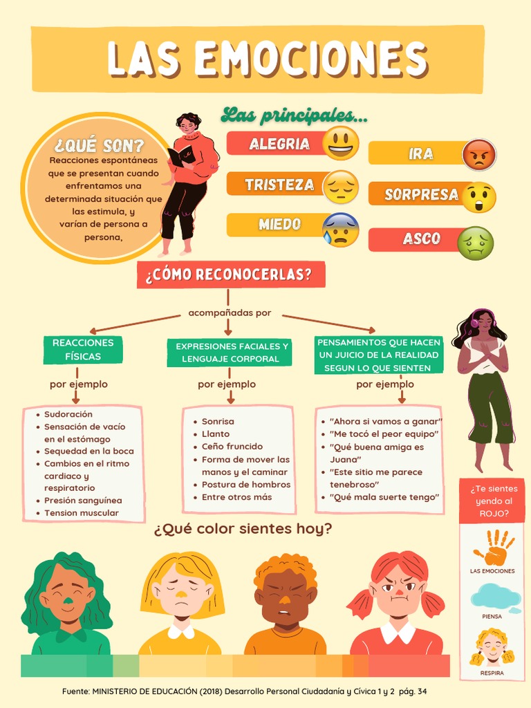 Afiche sobre las emociones y sentimientos | PDF
