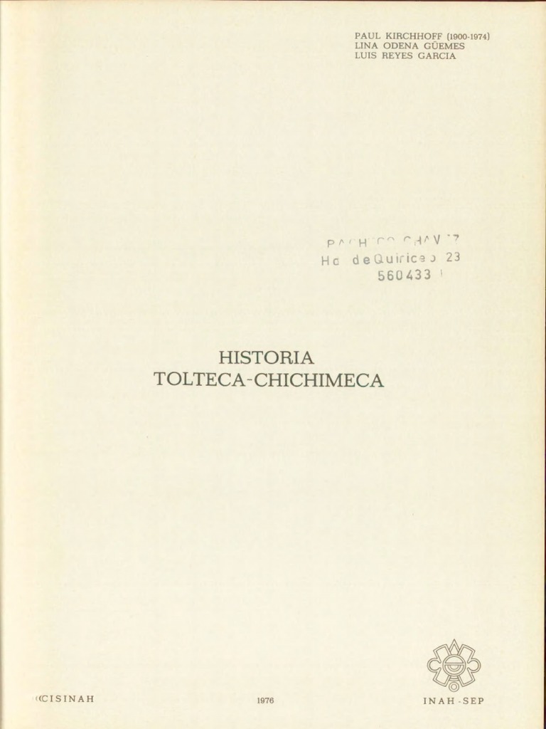 Historia Tolteca Chichimeca - Text | PDF