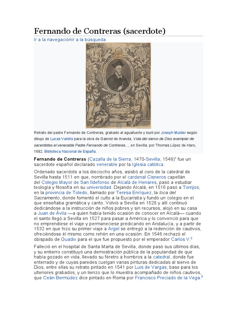Fernando de Contreras (Sacerdote) | PDF | Religión y espiritualidad ...